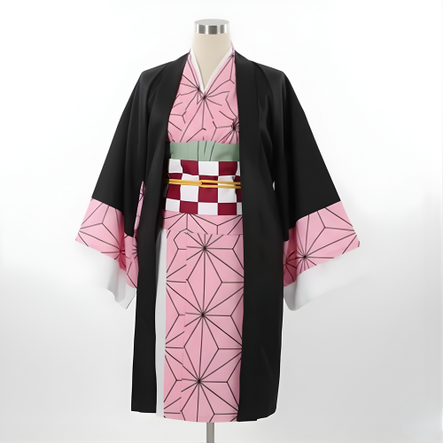 Nezuko Kamado Anime Kimono Cosplay Costume – ThePoysha