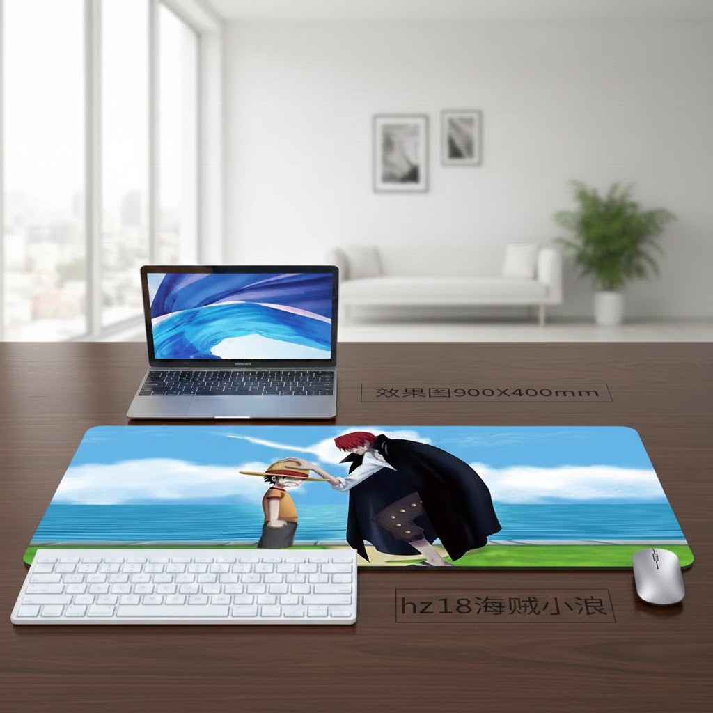 One Piece Luffy Mouse Pad Rubber Non-Slip Desk Mat – ThePoysha