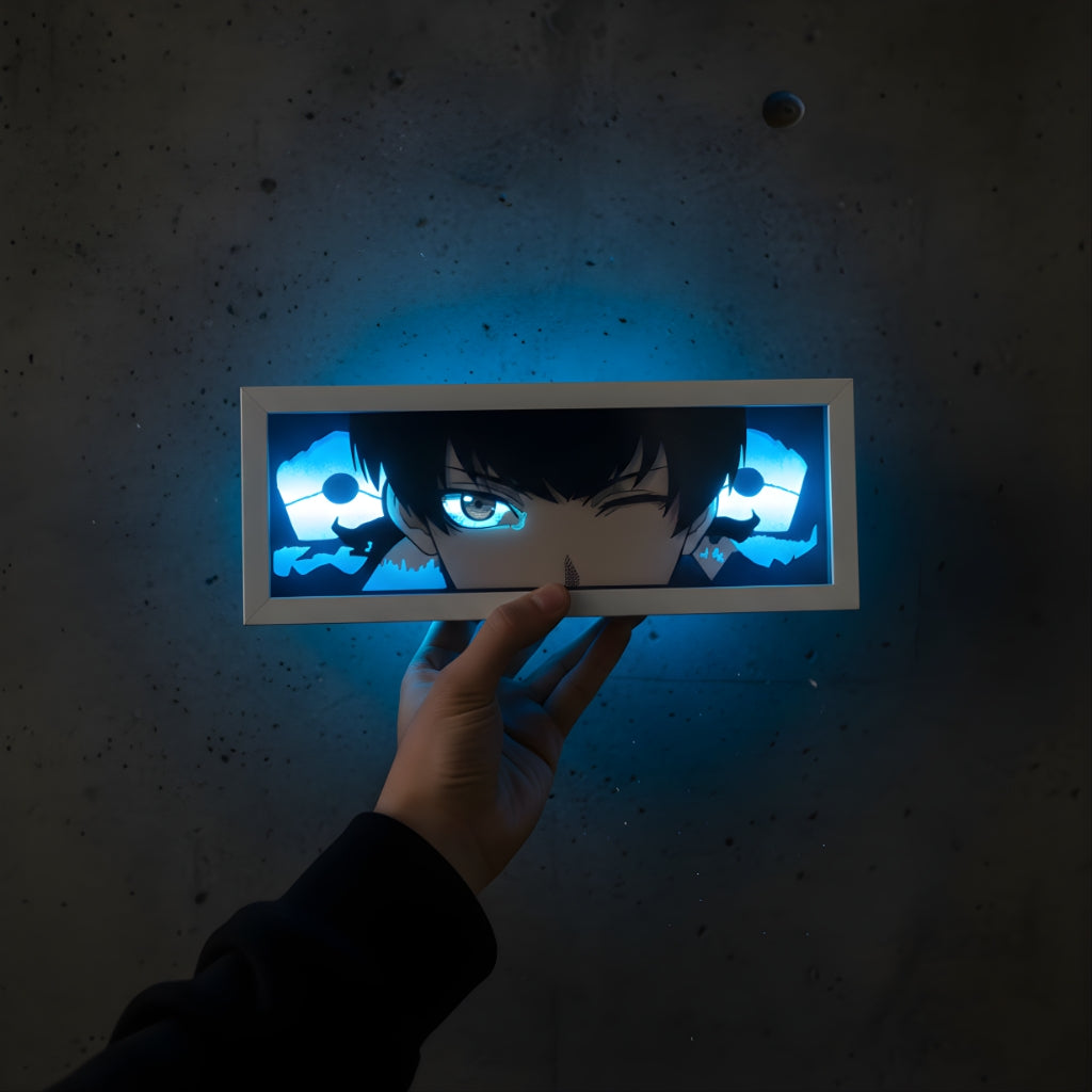 Meguru Bachira Anime Light Box Multi Color Remote Control Battery & US ...