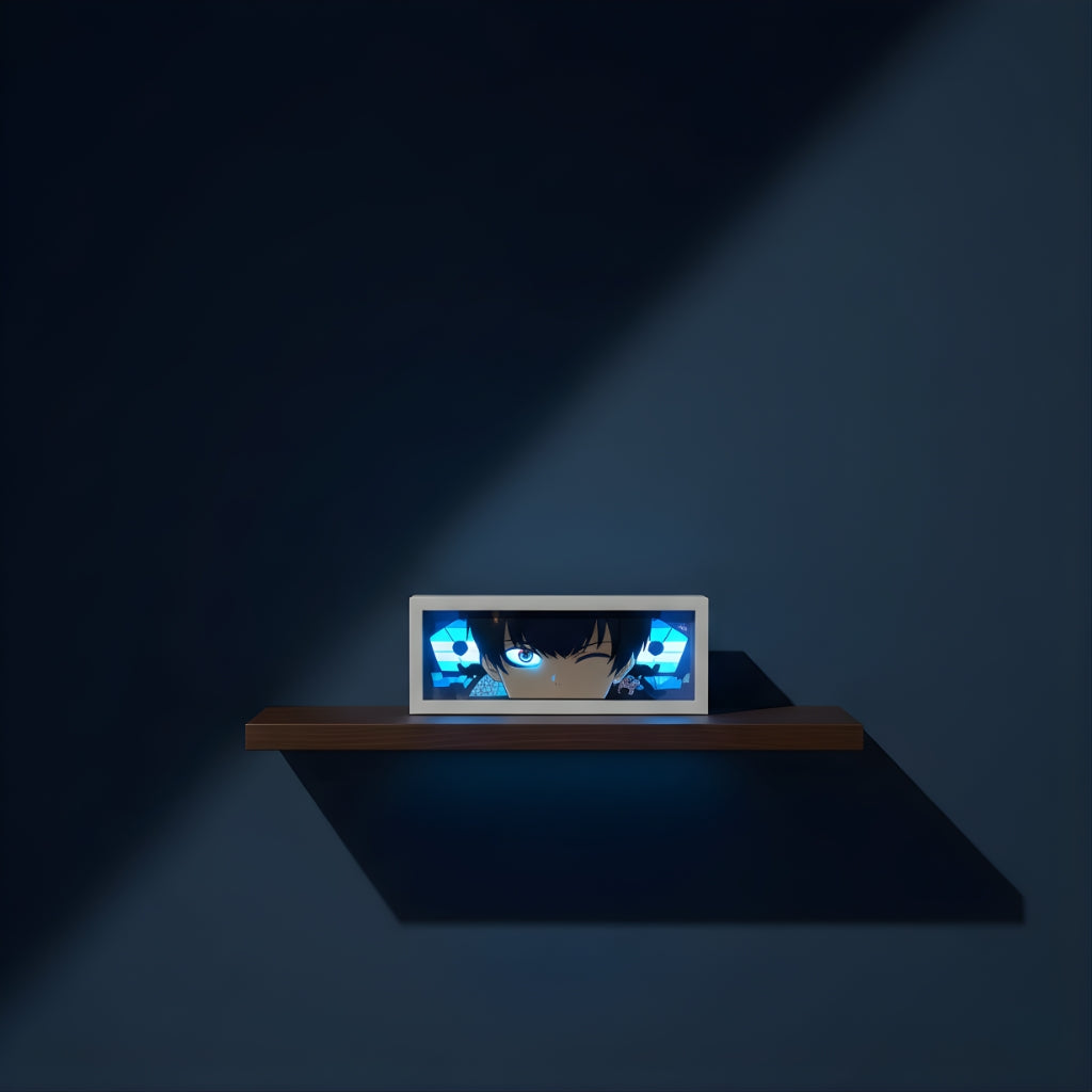 Meguru Bachira Anime Light Box Multi Color Remote Control Battery & US ...