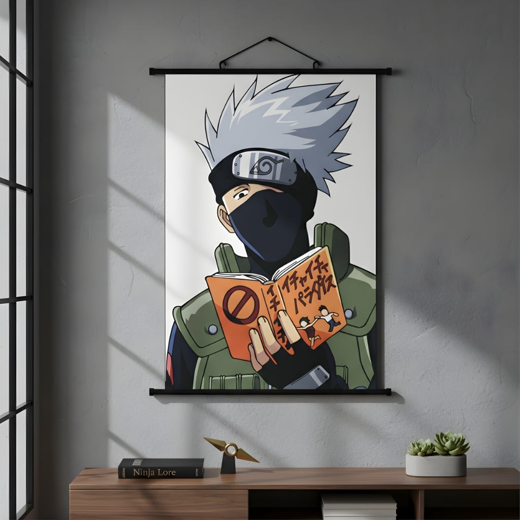 Naruto Kakashi Anime Wall Scroll Fabric Hanging Poster Art Decor ...