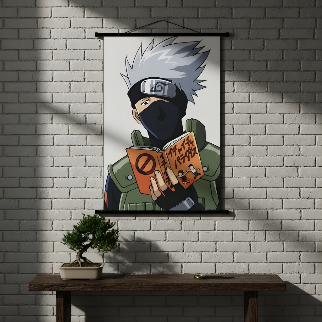 Naruto Kakashi Anime Wall Scroll Fabric Hanging Poster Art Decor ...