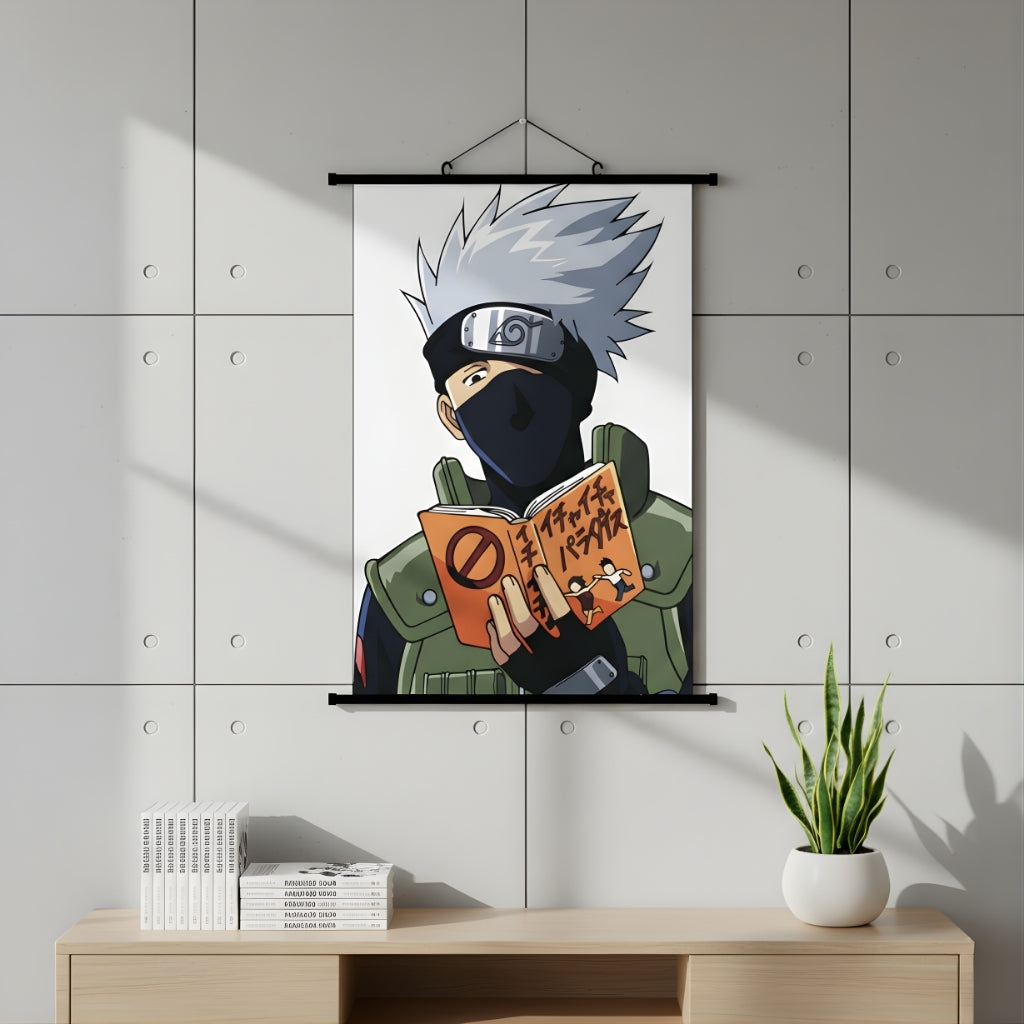 Naruto Kakashi Anime Wall Scroll Fabric Hanging Poster Art Decor ...