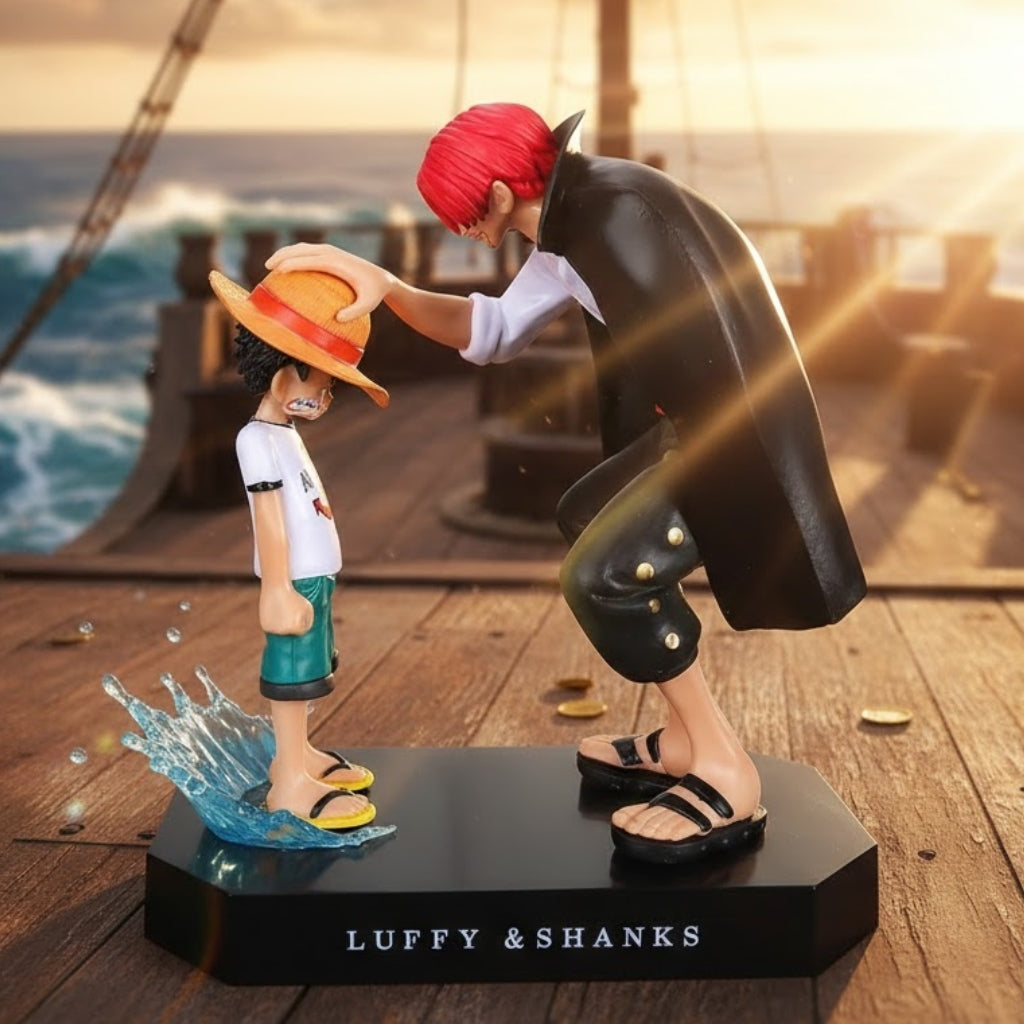 One Piece Luffy and Shanks Action Figure 19cm Anime Collectible – ThePoysha