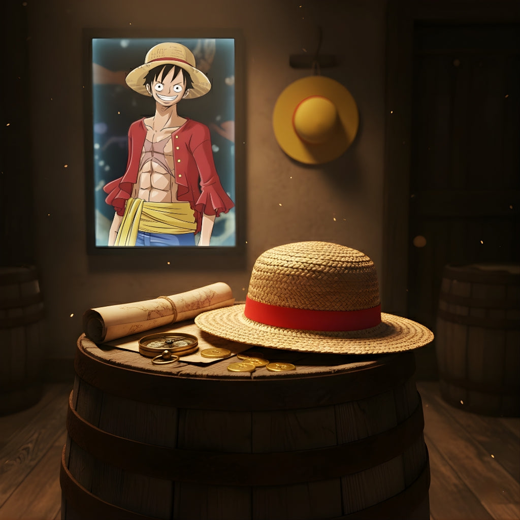 Luffy Straw Hat One Piece Cosplay Summer Sun Hat Unisex Adult – ThePoysha